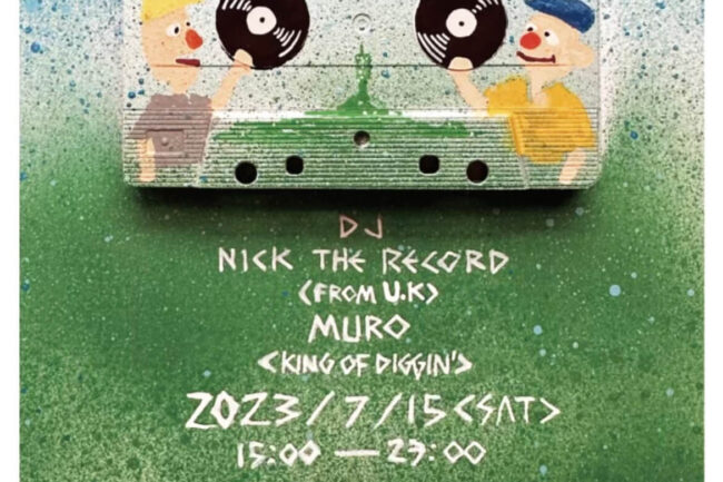 2023.7.15.SATNICK THE RECORD JAPAN TOUR 2023 – the DIGGIN’ – | Enoshima Diner OPPA-LA